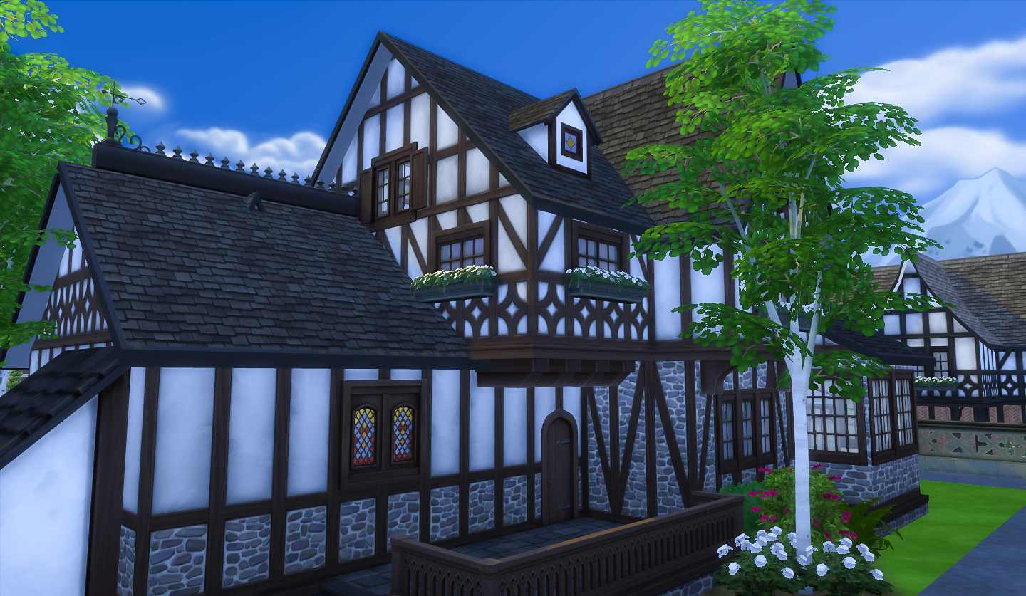 Simsational Designs: The Burrow - A Tudor House for Windenburg