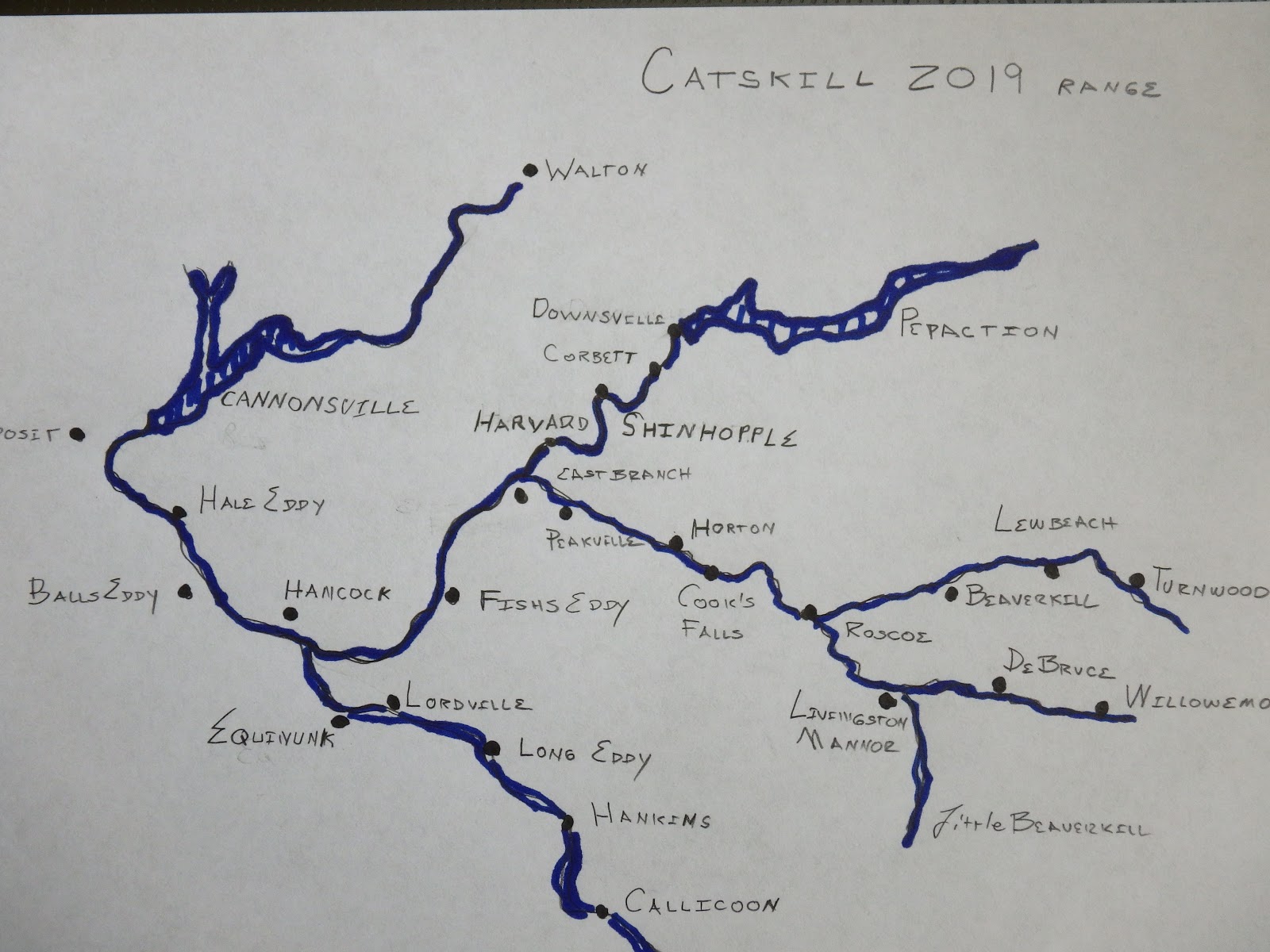 Amber Liquid Anglers and Sportsmen: The Beaverkill Pools