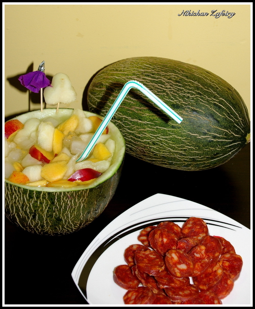 BEBIDA DE MELÓN PARA FIESTA - Recetas de una Gatita Enamorada