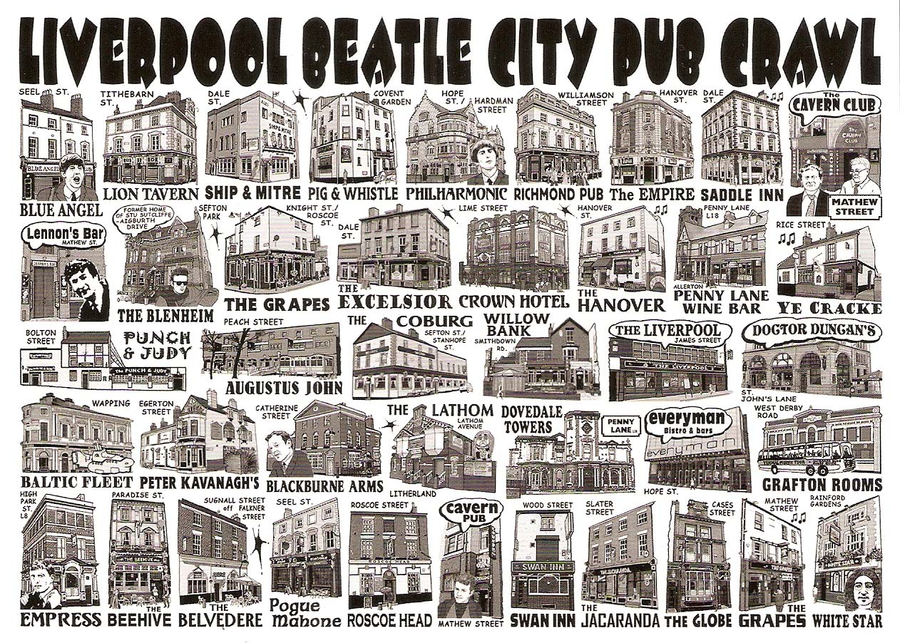 IÉ-IÉ: LIVERPOOL BEATLE CITY PUB CRAWL