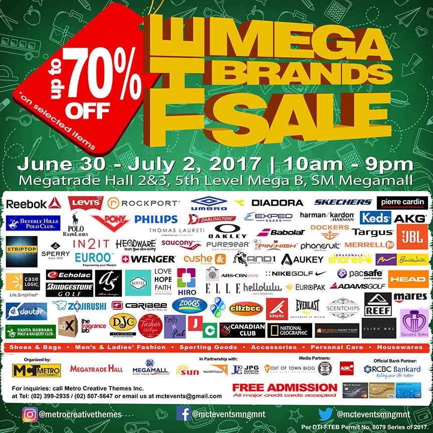Manila Shopper: The 19th MegaBrands MidYear Markdown SALE at SM ...