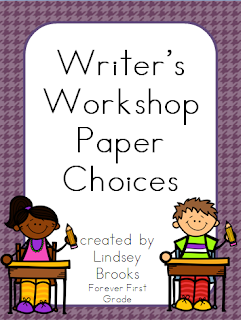 Forever First Grade: Writer's Workshop Freebie!