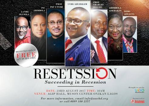 Prof. Charles Soludo, Prof. Pat Utomi, Uche Ahubelem, Lanre Olusola ...