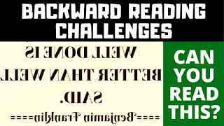 Reading Backwards Test