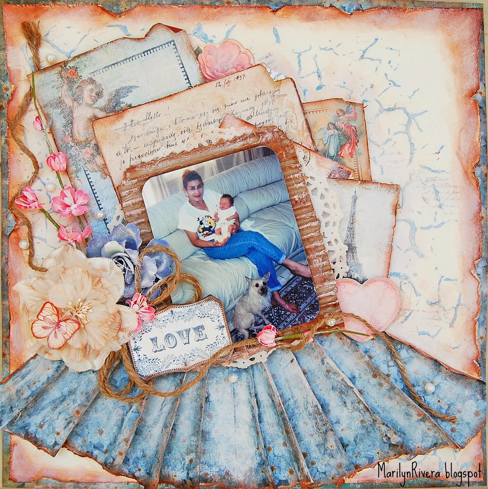My Creative Scrapbook: Step by Step Layout Tutorial plus Detailing Tips ...