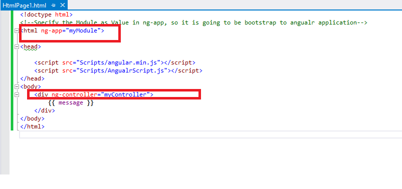 Modules and controller in Angular JS. - Dot Net Office