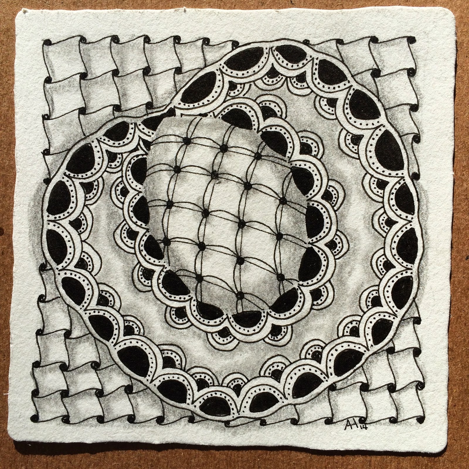 Tickled To Tangle: "It's a String Thing" #35 Tiles