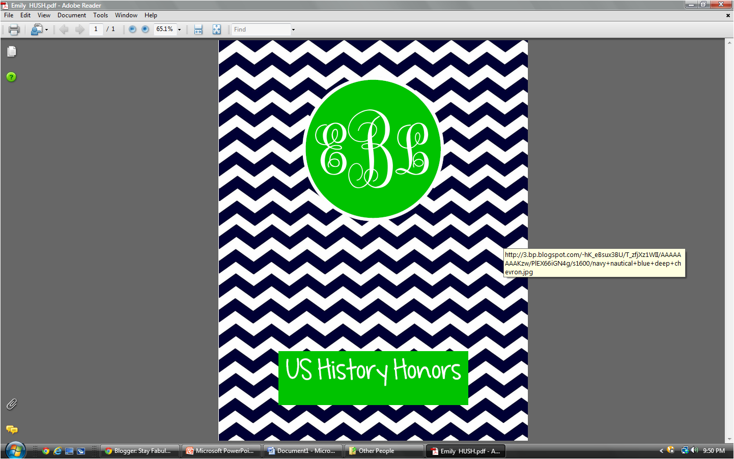 Stay Fabulous: Binder Cover Tutorial