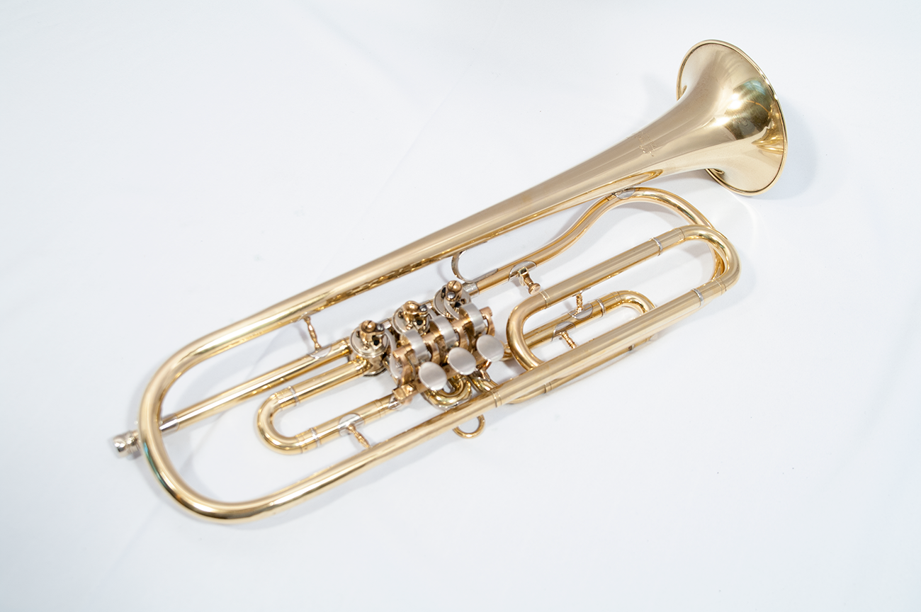 Big Alto / Tenor Trumpet in Eb / Es by Amati with 3 rotary valves ...