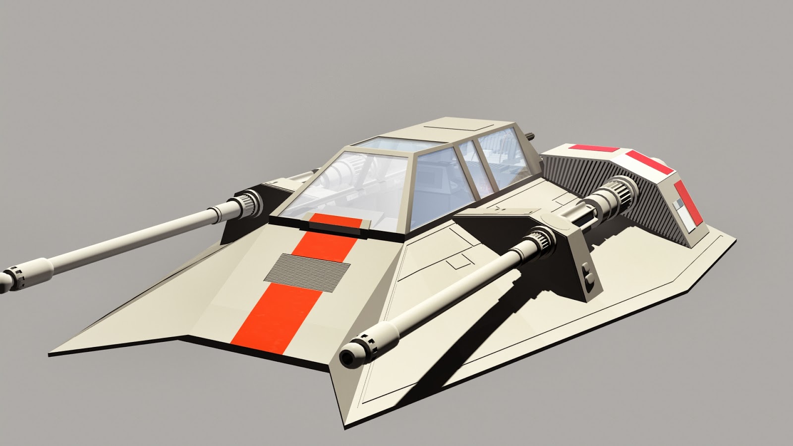 Animation: Snowspeeder from Star Wars