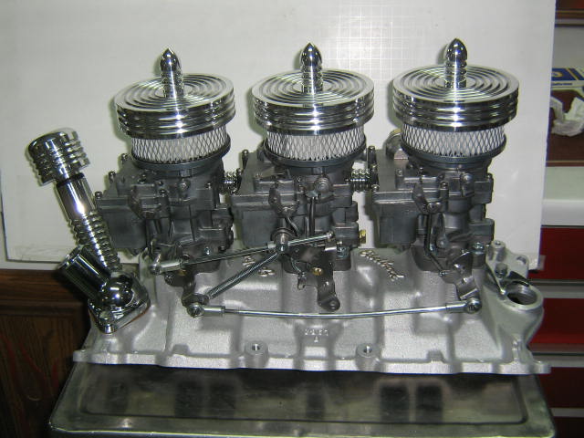 Dick's Hot Rod Carburetion Blog: New SBC tri power