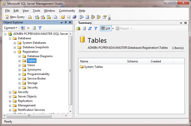 IGNOU: 2 : SQL-create Database & Table