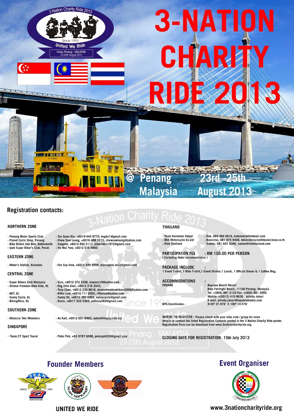 Super Bikers Club Malaysia: 20th Annual 3-Nation Charity Ride 2013 ...
