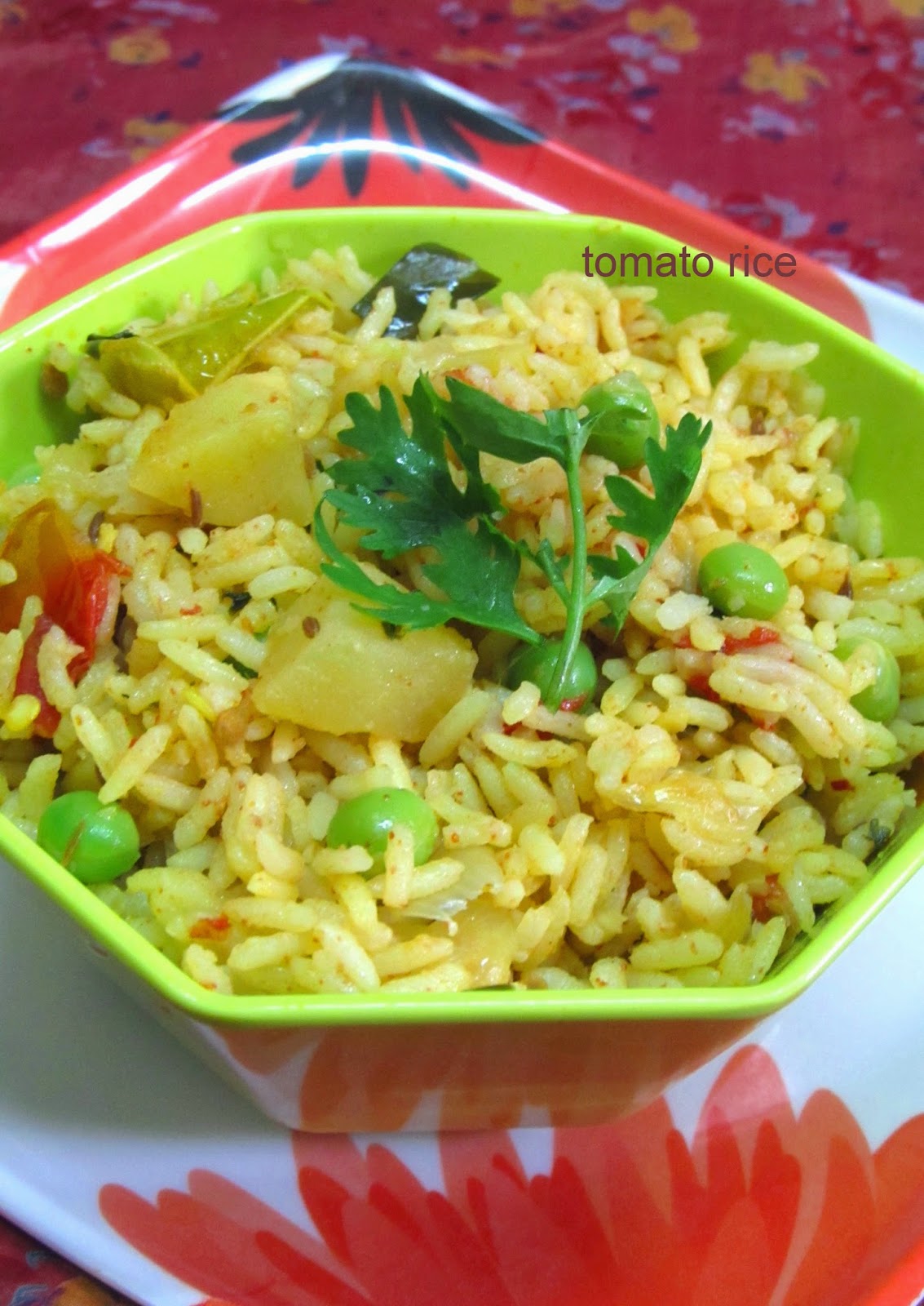 Sivani's Kitchen: Tomato Rice 2nd Method