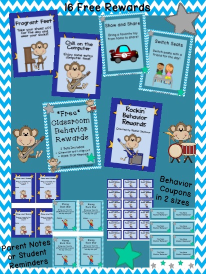 A - B - Seymour: *FREE* Classroom Behavior Rewards for Successful ...
