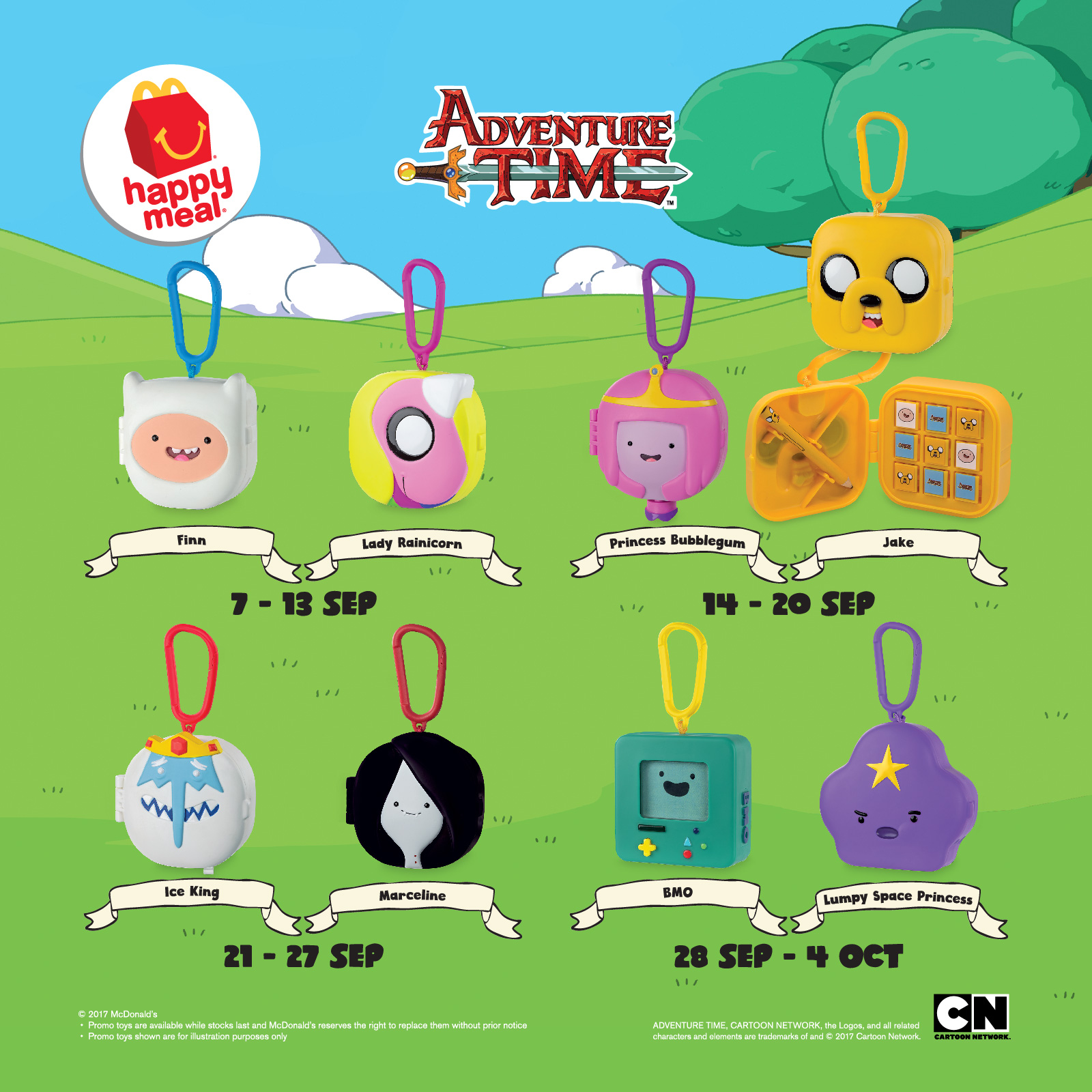 .: SuMiJellY Weblog:.: Adventure Time with Happy Meal (07092017 - 04102017)