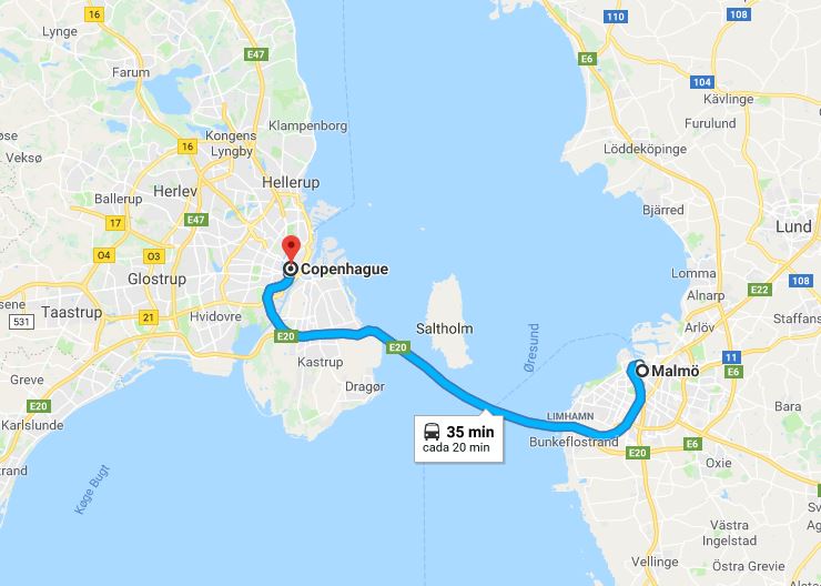 ¿Cómo ir de Copenhague a Malmö?