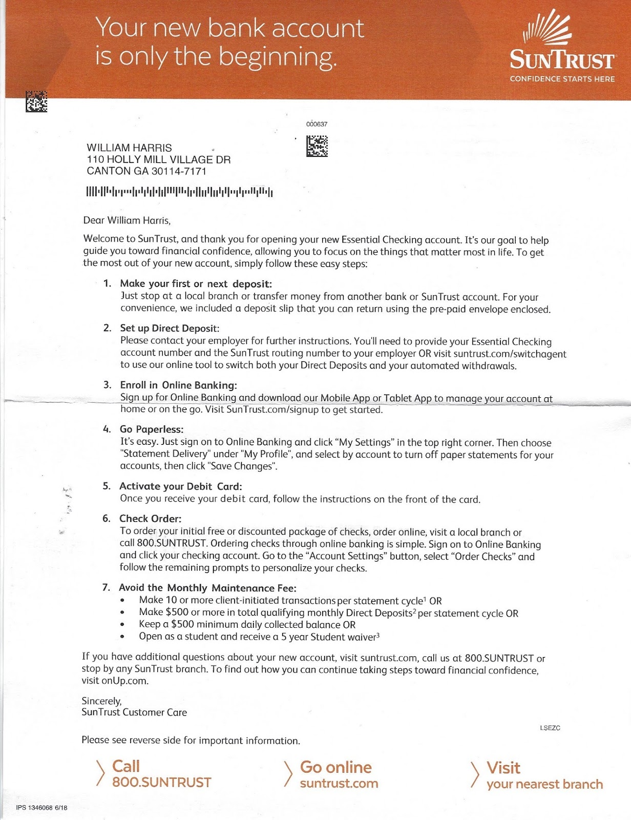 Sun Trust Bank Sucks