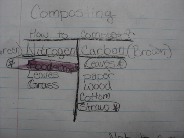 thotful teacher: Composting