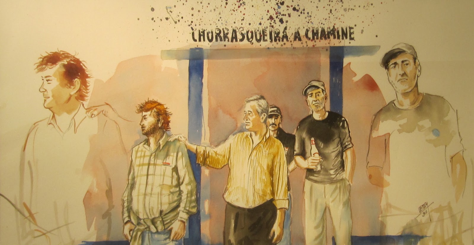 AL TEJO: GENTE DA NOSSA TERRA... "O TRAÇO" do Professor Vitor Rosa