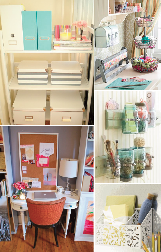 Twig and Lily: Smart & Beautiful {Small Office Organization}