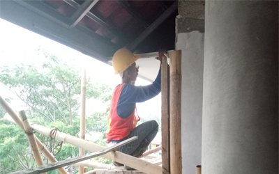 Analisa pemasangan 1 m' lisplank GRC uk. 6 mm x 30 cm | civiltekno