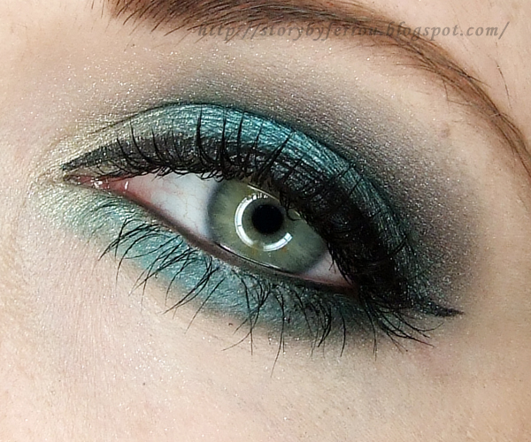 Ferrou Makeup Blog: makijaż, kosmetyki: Turkus - makijaż krok po kroku Ferrou Makeup Blog: makijaż, kosmetyki: Turkus - makijaż krok po kroku
