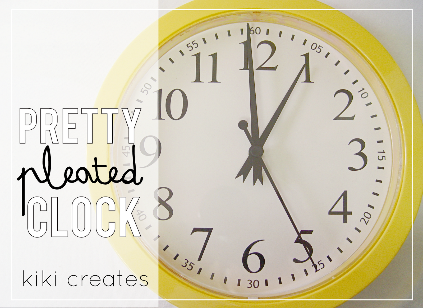 Pretty Pleated Clock - Kiki & Company
