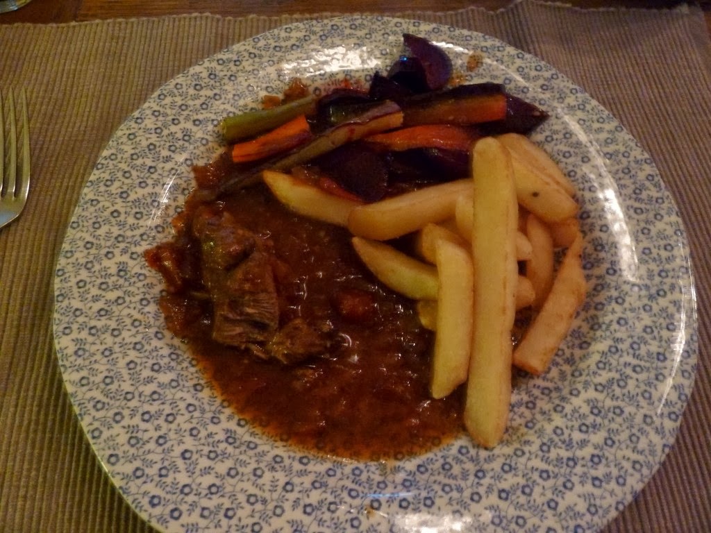 Gestoofde varkenswangetjes