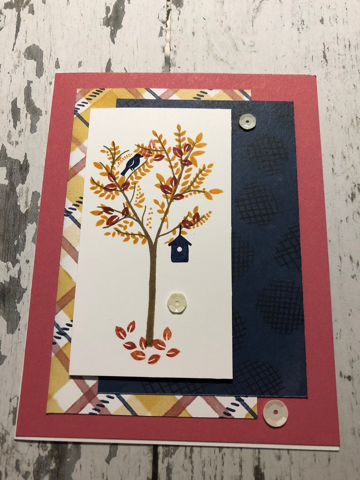 Seasonal Trees - November Stamp of the Month