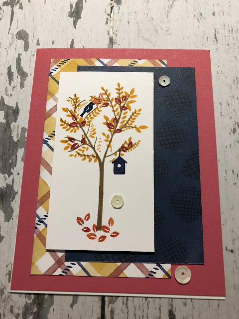 Seasonal Trees - November Stamp of the Month