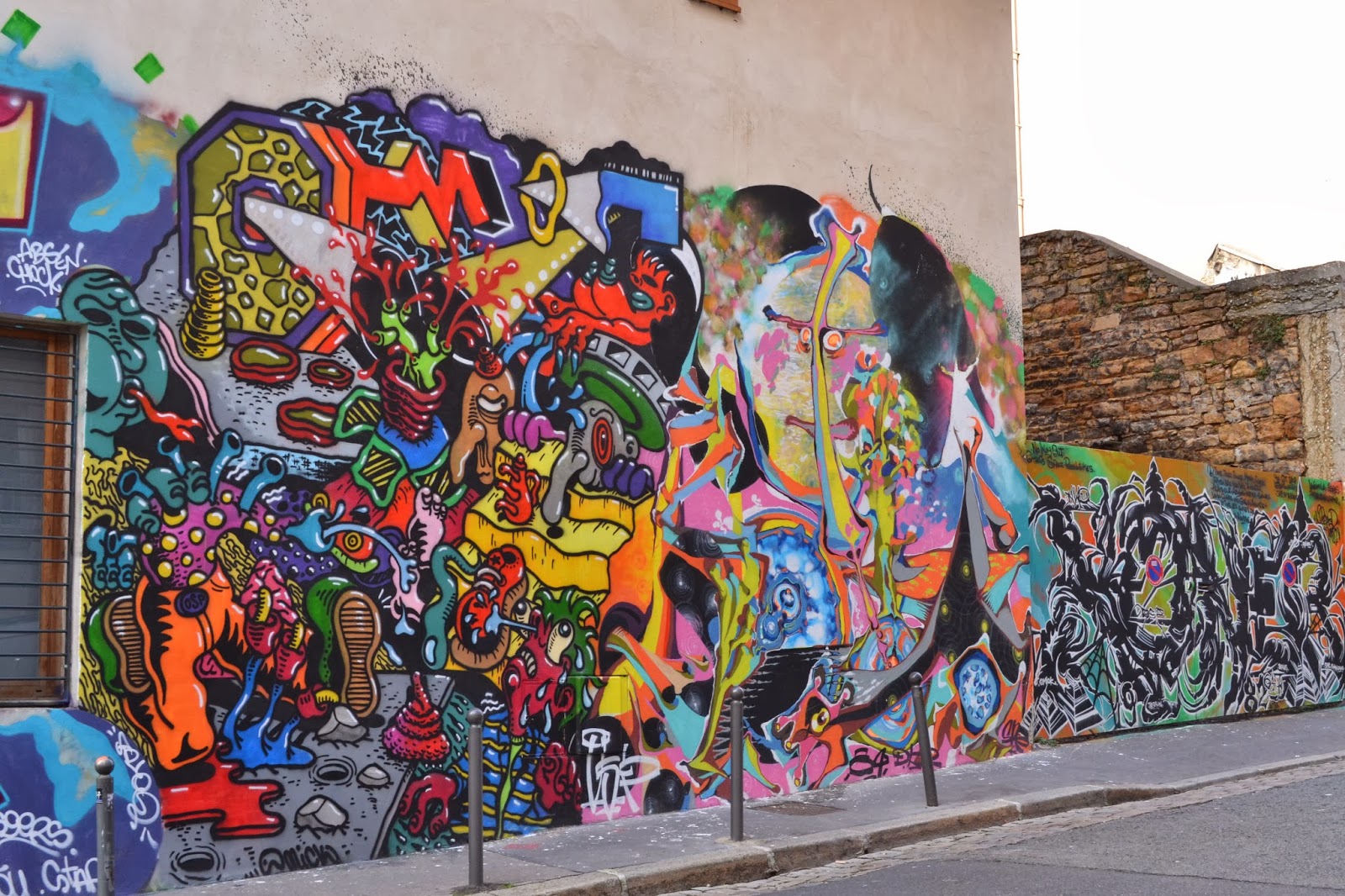 À la découverte de Lyon : Street Art lyonnais, THTF, Birdy Kids, Kesa ...