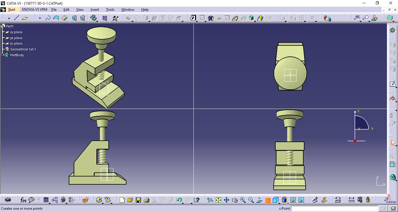 Abhay Sharma-Worksamples: CATIA (SURFACE MODELING) - Computer Aided ...