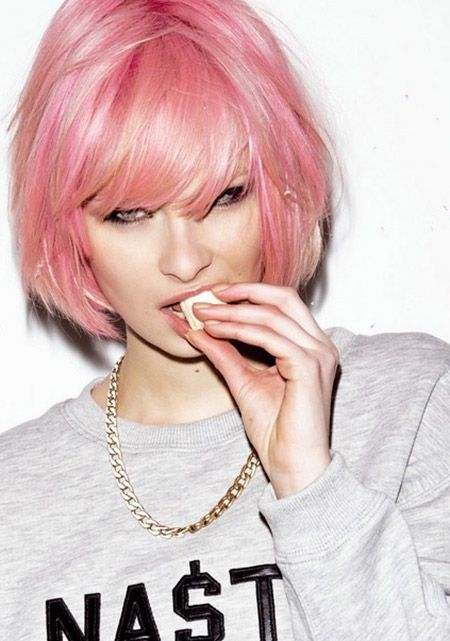 La moda en tu cabello: Color de pelo Rosa/Pink 2015/2016