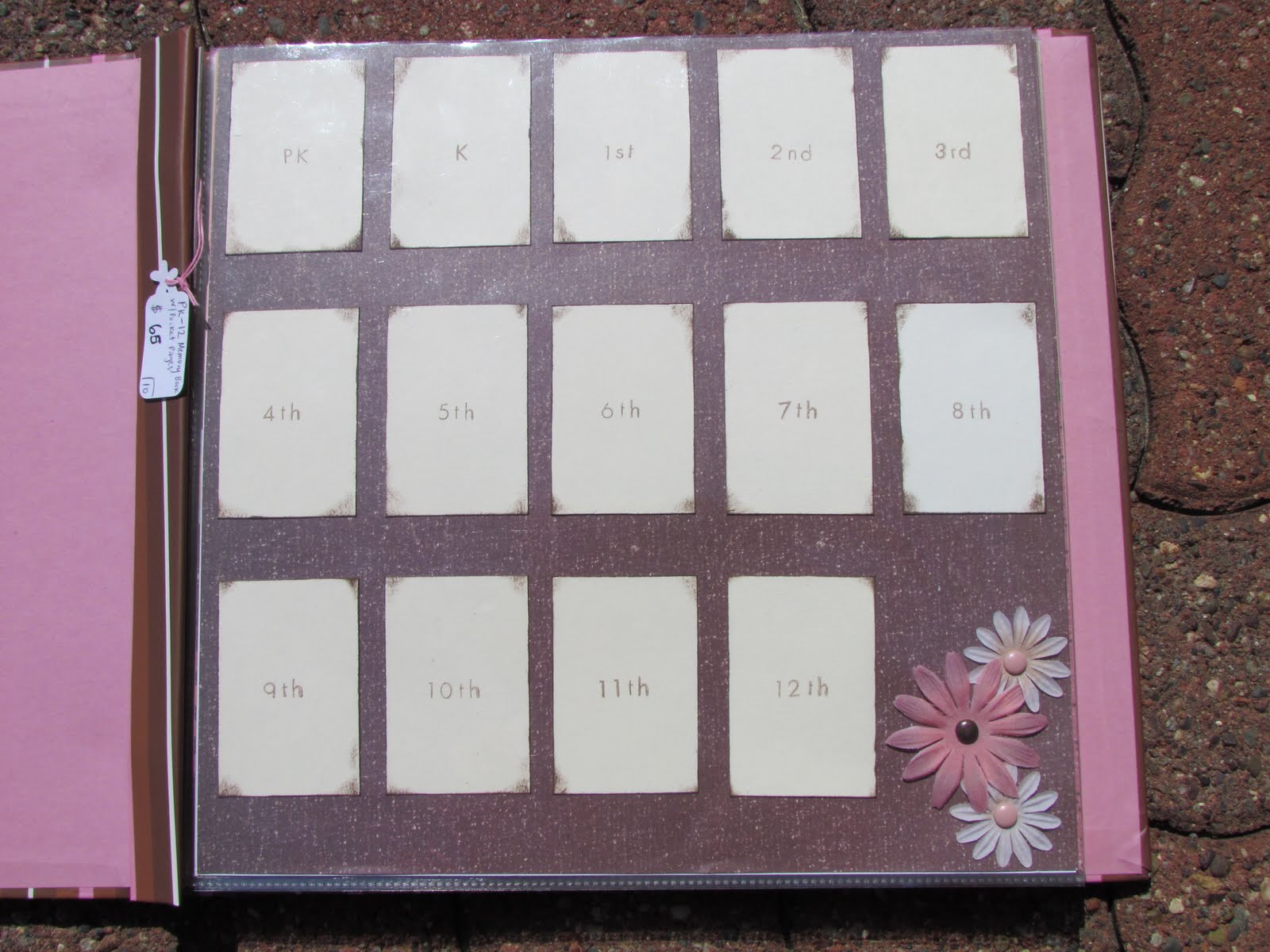 Timesaving Designs: PK-12th grade 12x12 School Memory Album