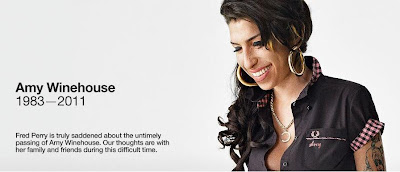 La Moda Oggi: Amy Winehouse morta: Fred Perry le rende omaggio