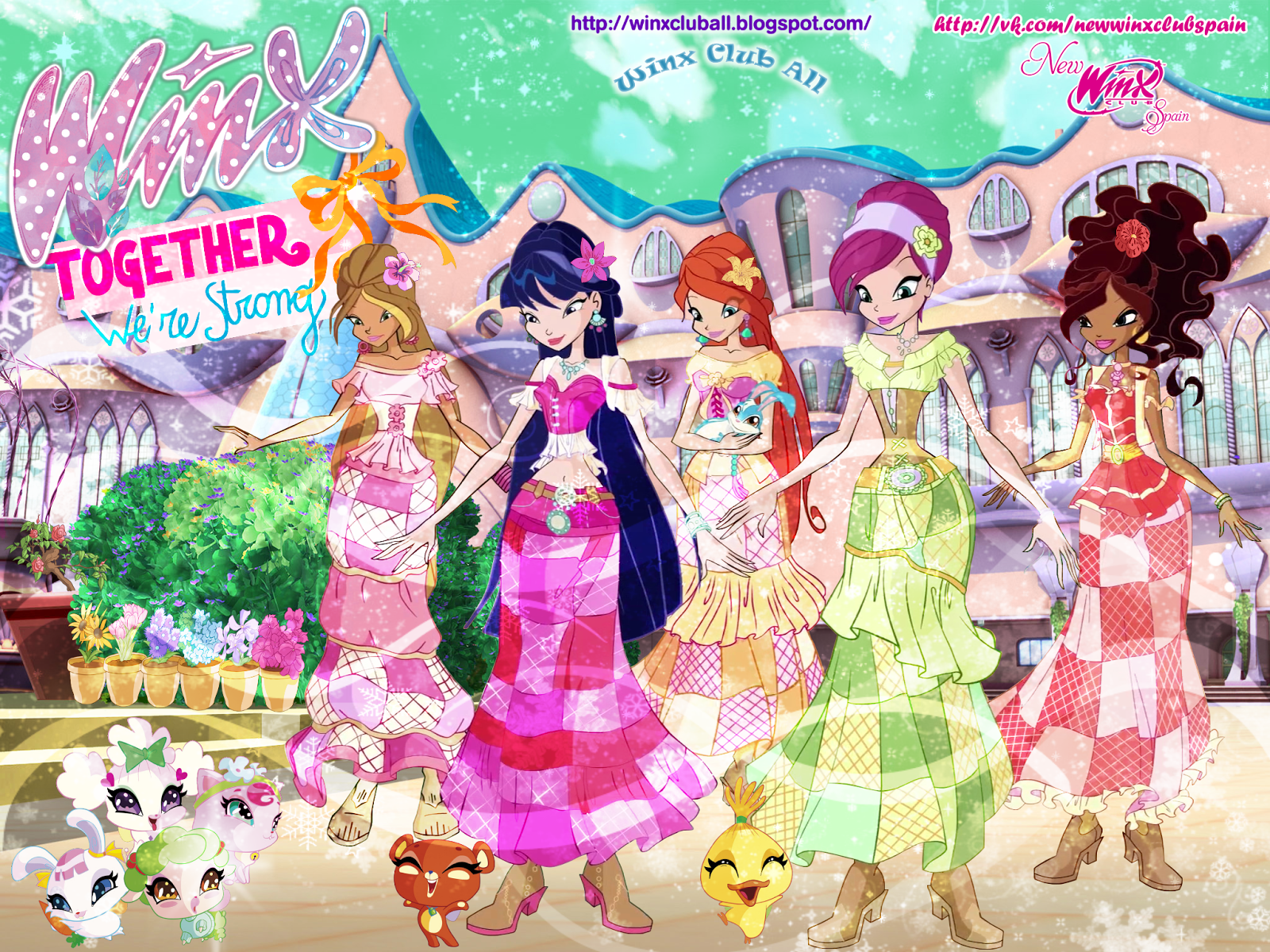 Winx Club Barcelona: ¡¡Nuevo fondo de las winx en Linphea con sus ...