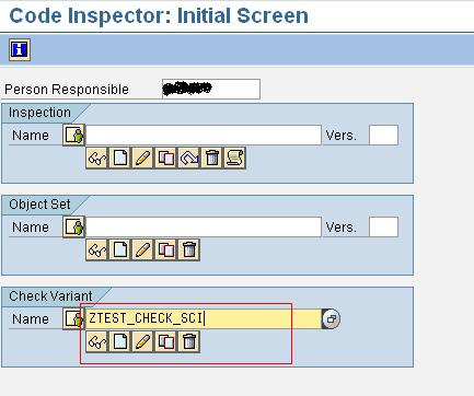 SAP ABAP Central: Creating code inspector Check Variant for client ...