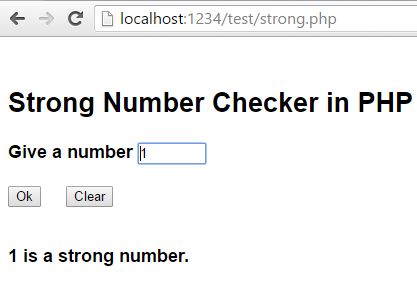 Free Programming Source Codes and Computer Programming Tutorials: Strong Number Checker in PHP