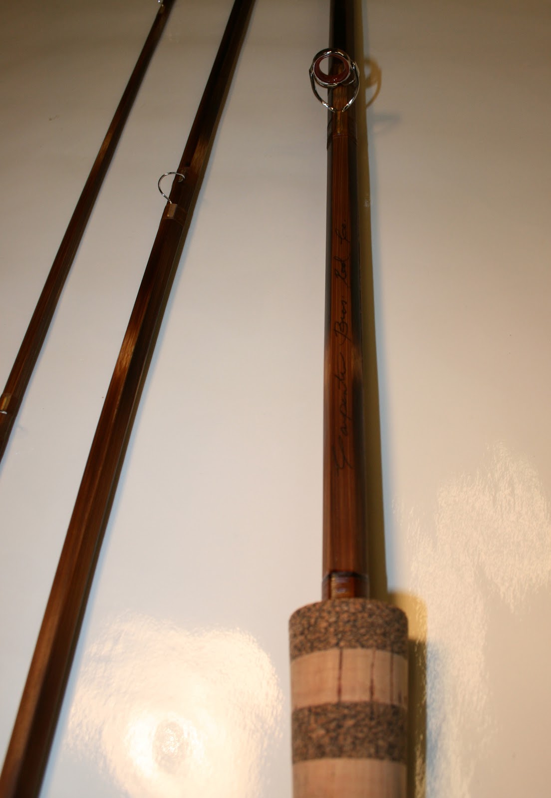 Carpenter Bros. Bamboo Fly Rods: Spey Rod with Carbon Fiber Ferrules