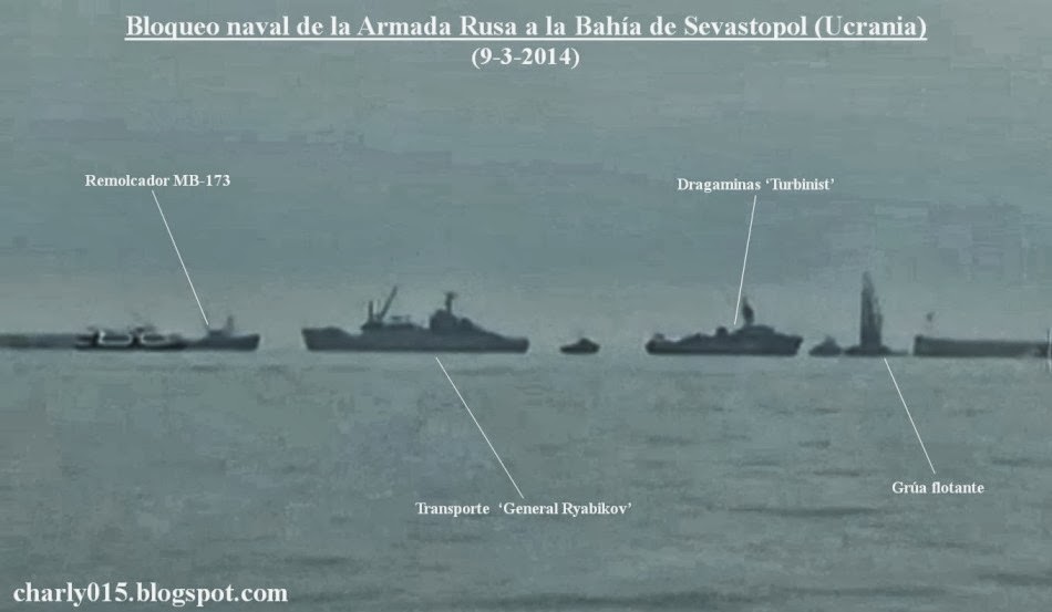 Asian Defence News: Russian Naval blockade of Sevastopol Bay