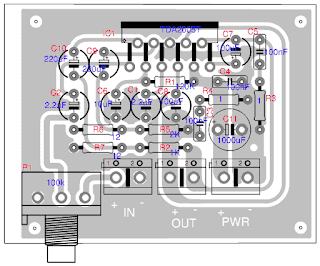 TDA2005 Audio Amplifier 2x10w | Panel switch wiring