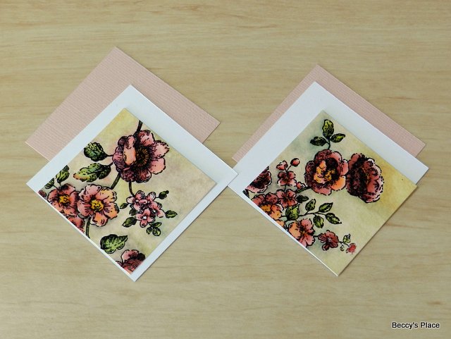 Beccy's Place: Tutorial - Double Diamond Fold Card