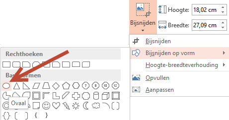 Luc's PowerPoint blog: Bijsnijden afbeelding in vorm van cirkel PPT 2013