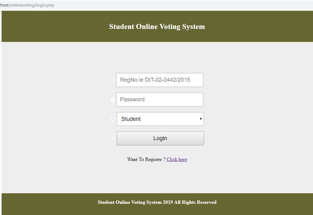 Tutorials: php Online Voting System Walkthrough/Overview