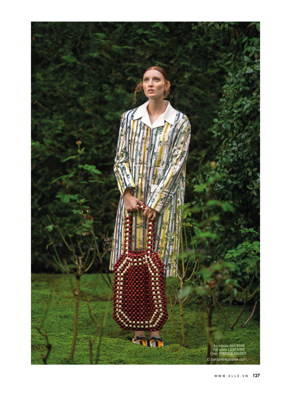 Hazel Townsend in Elle Vietnam February 2017 by Benjamin Kanarek