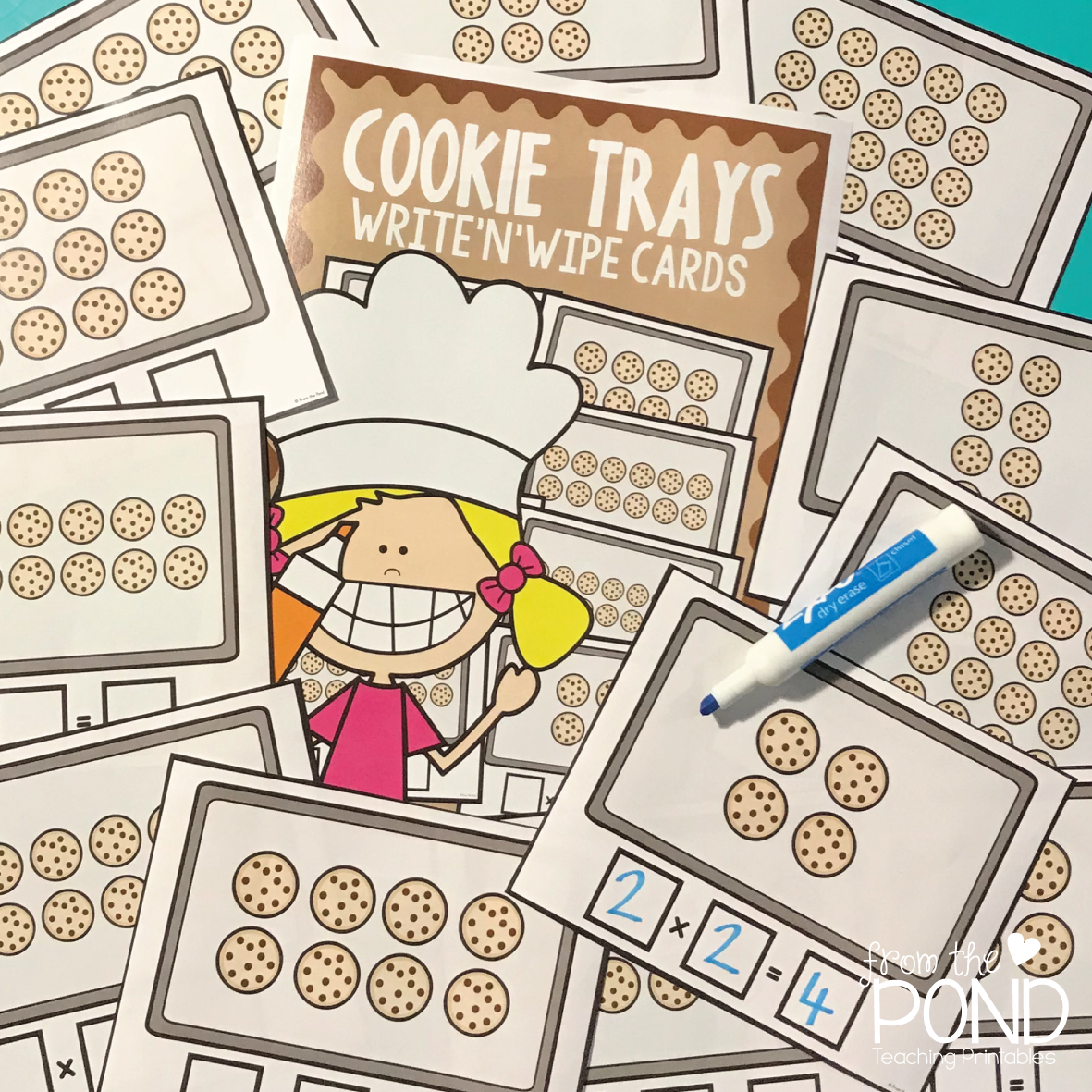 Multiplication Cookie Trays {A Throwback Thursday Post} | From the Pond