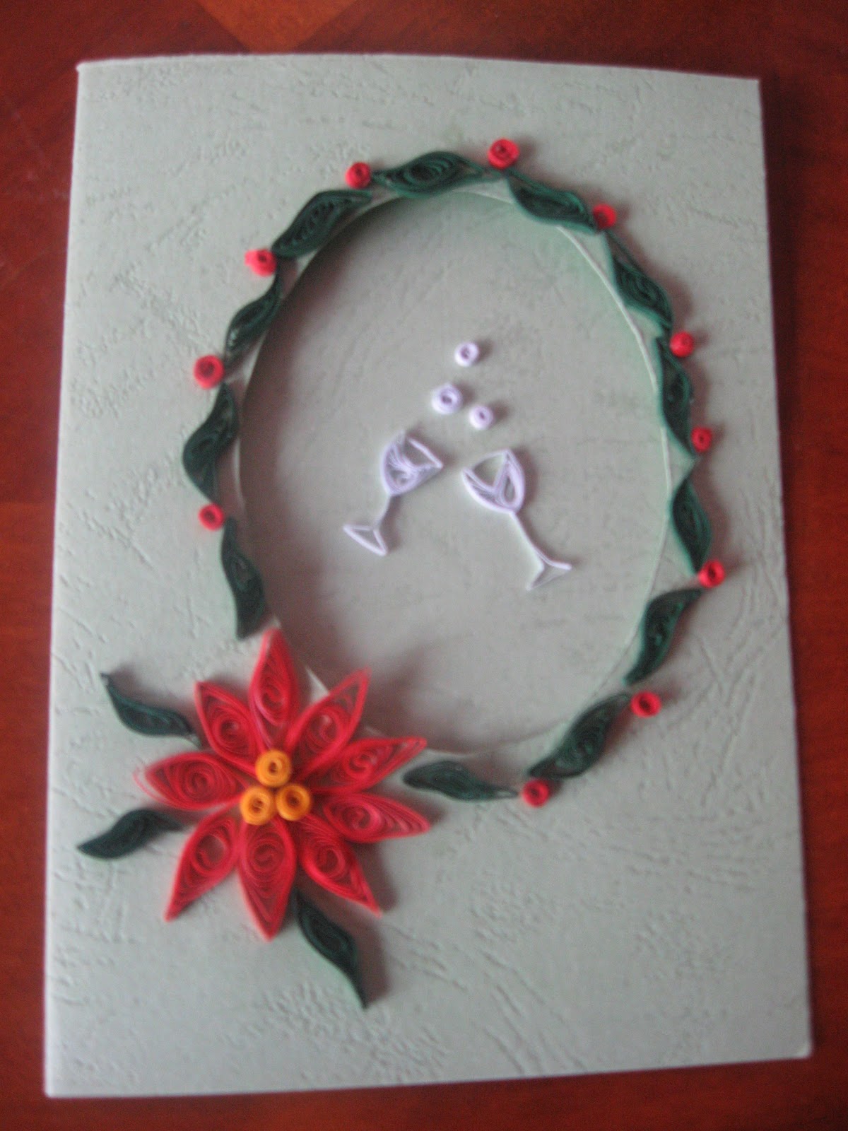Cuvinte-picaturi de suflet: Felicitari quilling