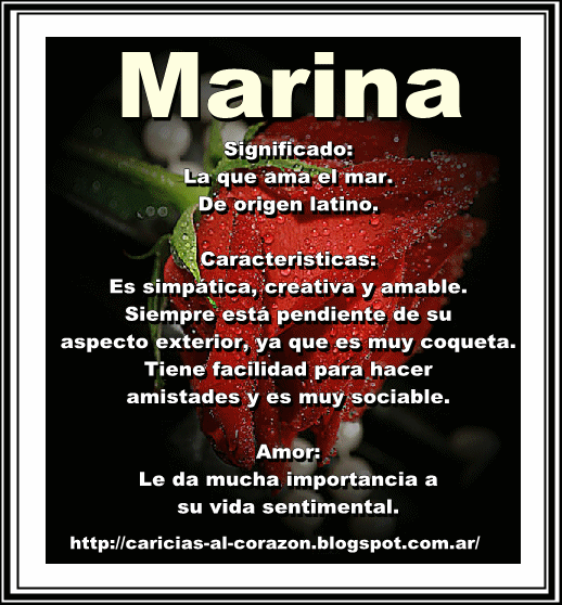 Caricias Al Corazón: SIGNIFICADO DE TU NOMBRE