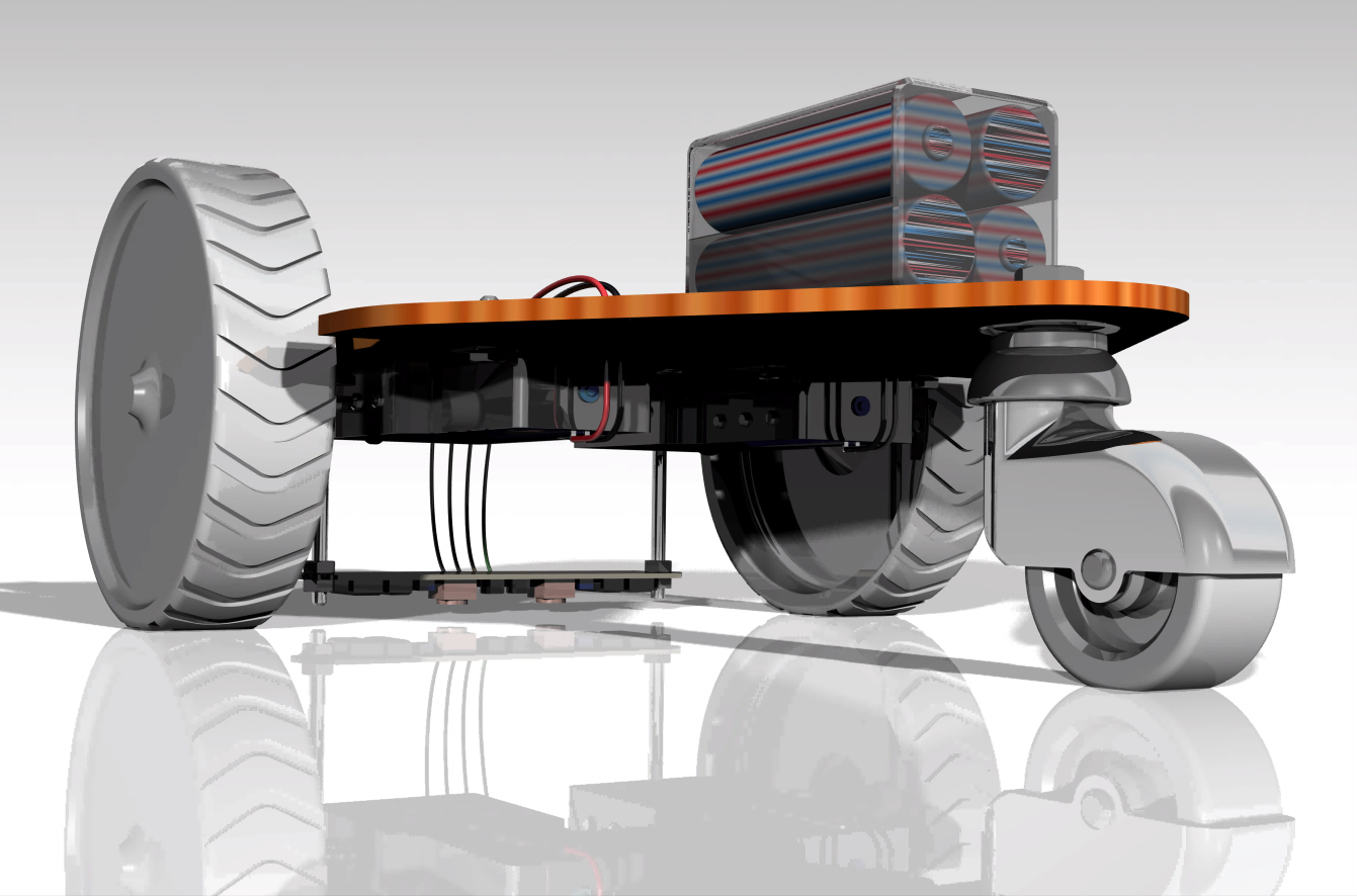 Catia e Inventor con Ciri: Robot Seguidor de Línea